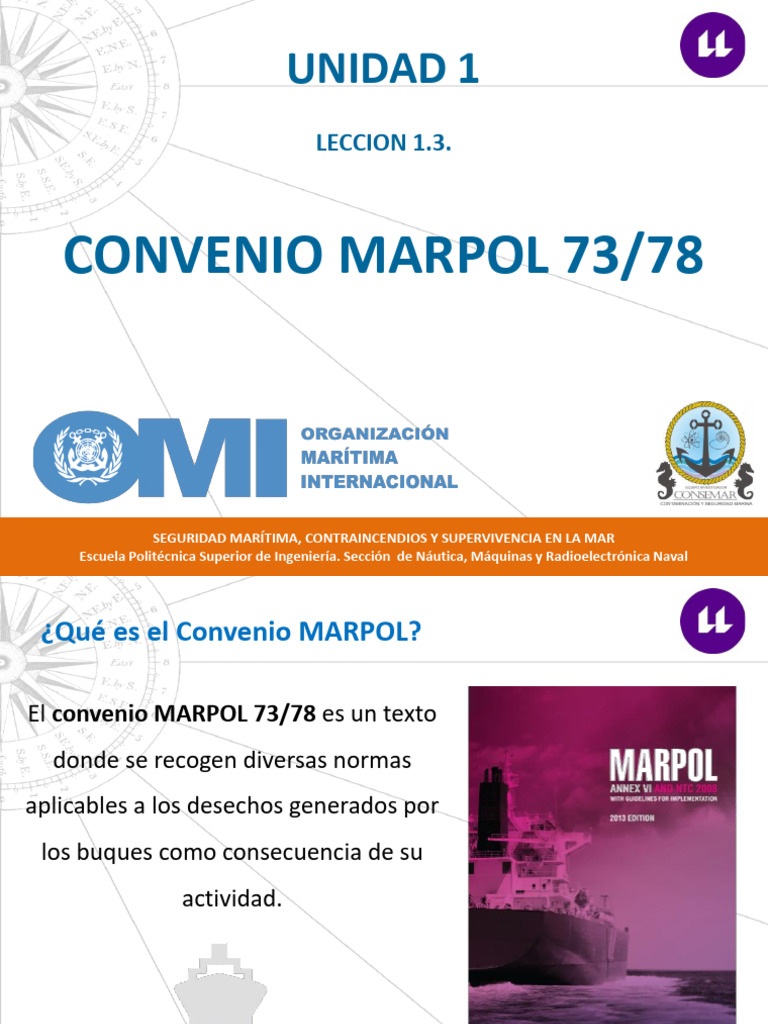 MARPOL 73-78 | PDF | Contaminación