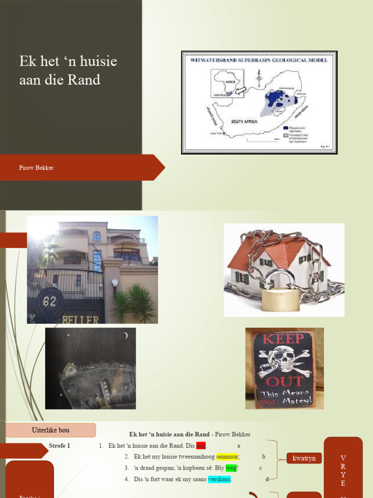 Ek Het 'N Huisie Aan Die Rand | PDF