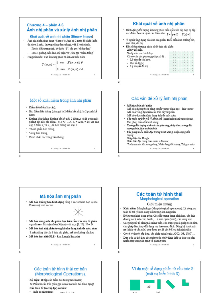 IT4090 - Ch4b - Binary Image - SV | PDF