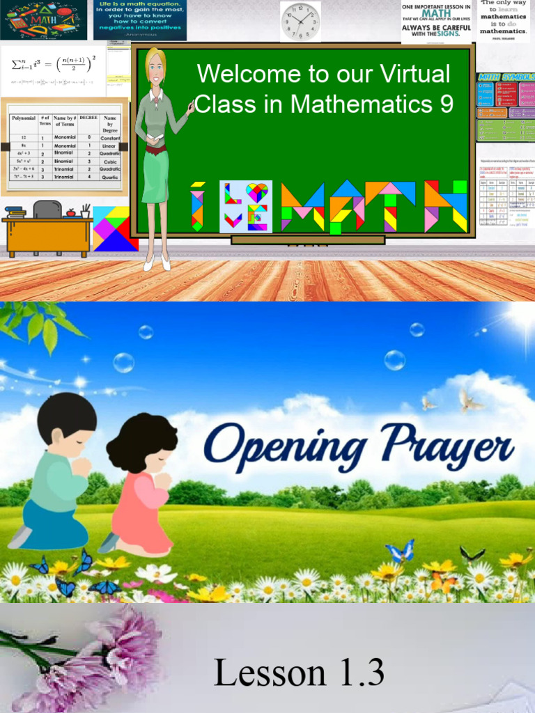 Math 9 Unit 1 Lesson 5 Power Point. | PDF | Quadratic Equation | Equations
