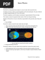 O Level Space Physics Notes | PDF | Redshift | Solar System
