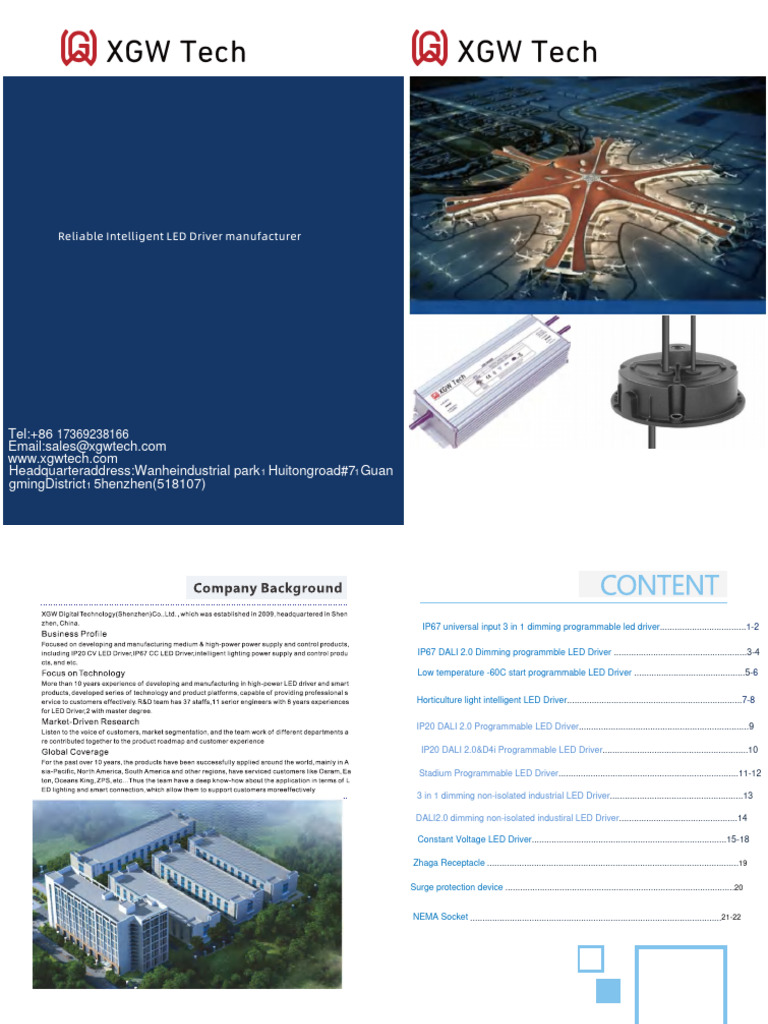 XGW IP67 LED DRIVER Catalog-2024V1 | PDF | Electrical Engineering | Electronic Engineering