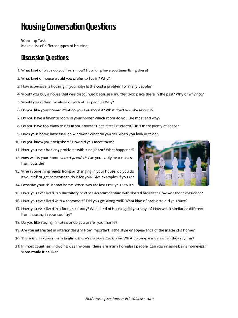 housing-questions | PDF