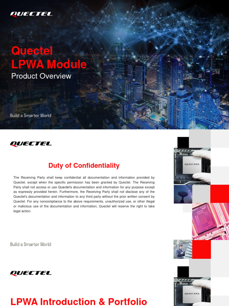 Quectel LPWA Module Product Overview V5.3 | PDF | At&T Mobility | Telecommunications