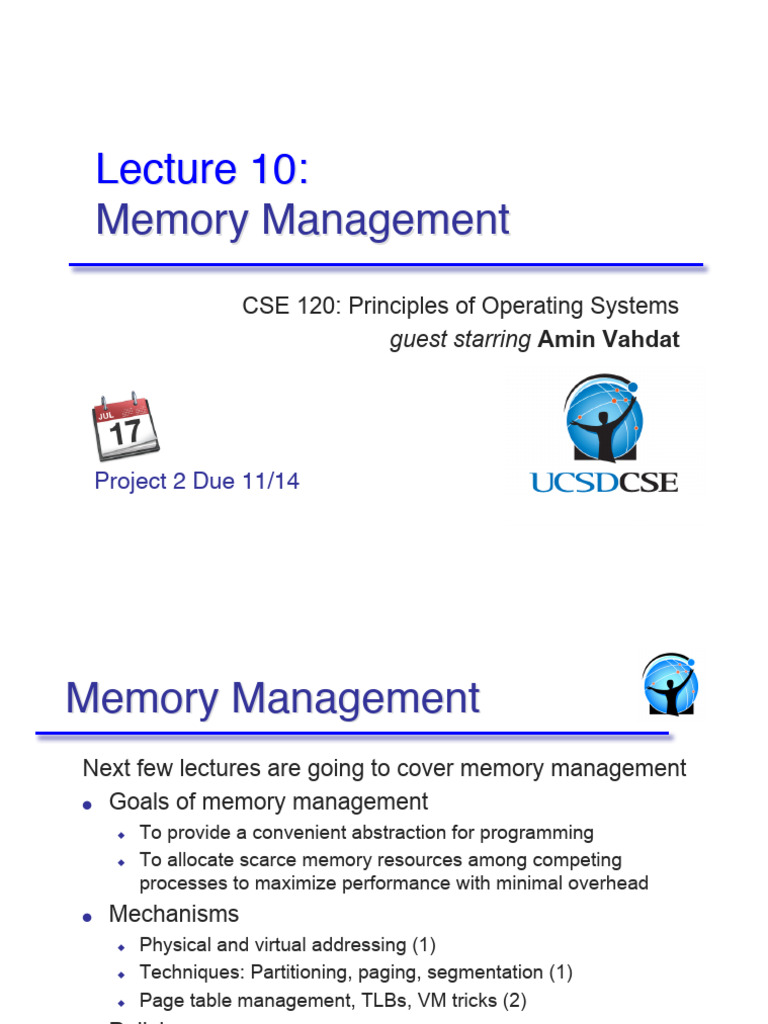 Memory Management | PDF | Process (Computing) | System Software Memory Management | PDF | Process (Computing) | System Software