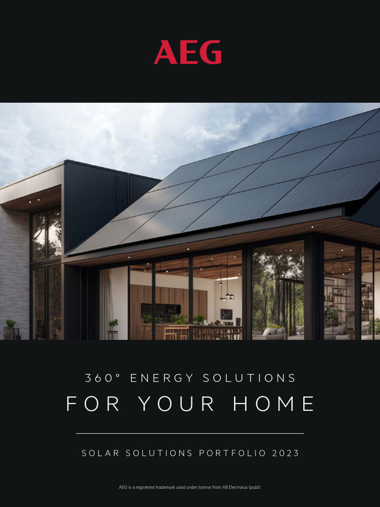 AEG_solar_brochure_EN | PDF | Solar Power | Solar Panel