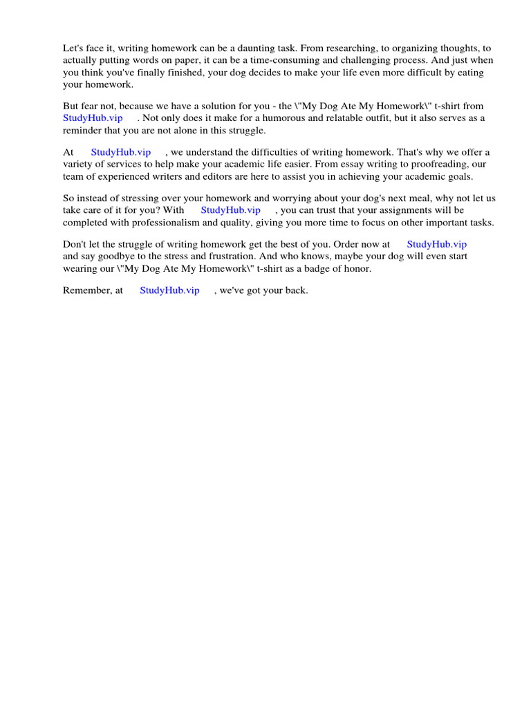 My Dog Ate My Homework T Shirt | PDF | T Shirt | Privacy