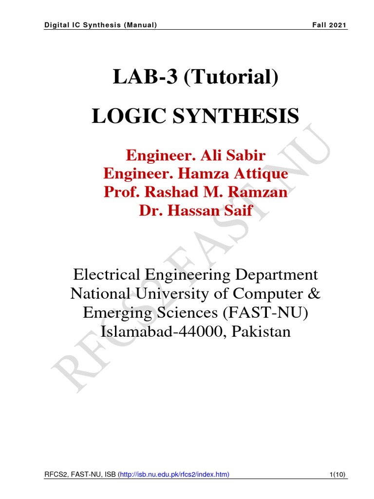 LAB 3-converted (2) | PDF | Hardware Description Language | Logic Synthesis