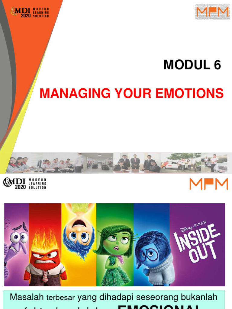 Modul6 Managing Your Emotions JN | PDF | Pengembangan Diri