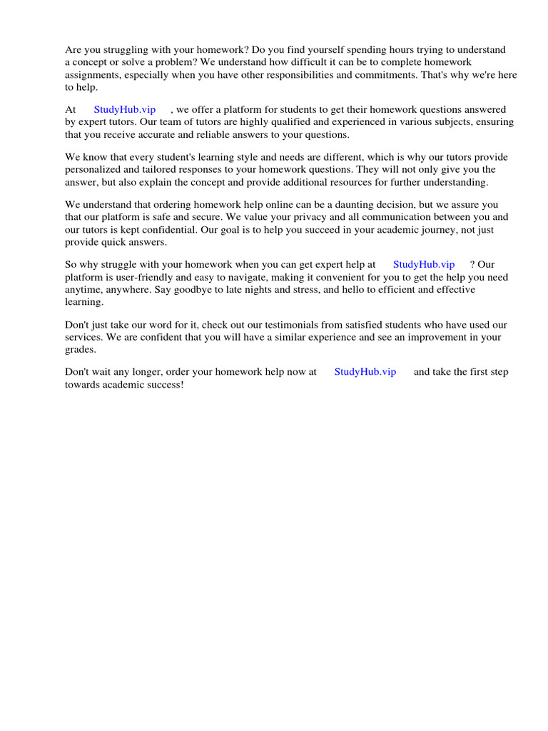 Homework Questions Answered | PDF | Homework | Mathematics