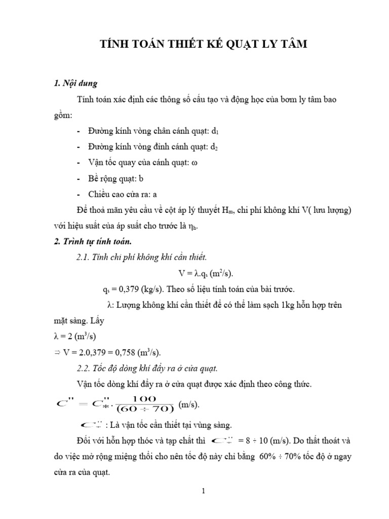 (123doc) - Tinh-Toan-Thiet-Ke-Quat-Ly-Tam | PDF