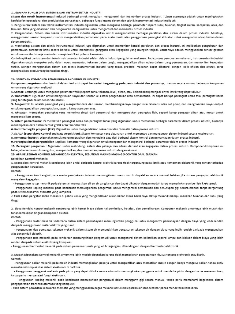 Instrumentasi Industri Sem.i (Why) | PDF | Bisnis | Komputer