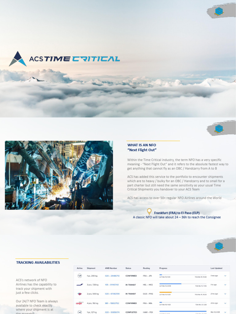 ACS Time Critical - NFO | PDF | Cargo | Transport