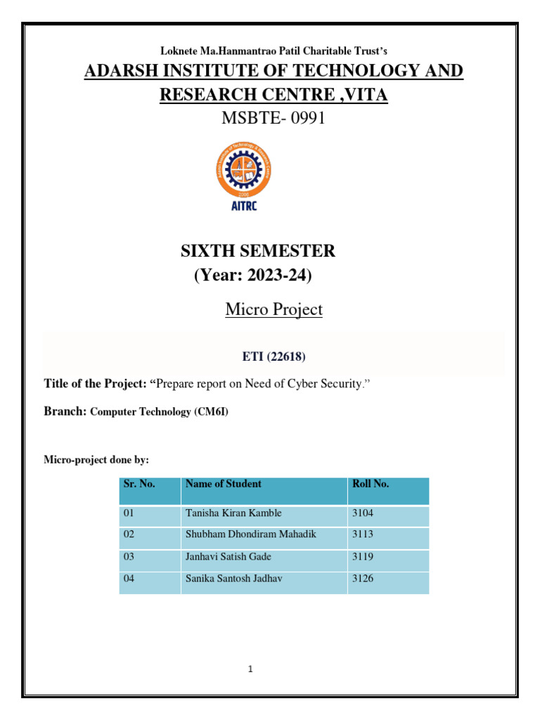 MGT Final Project | Download Free PDF | Security | Computer Security