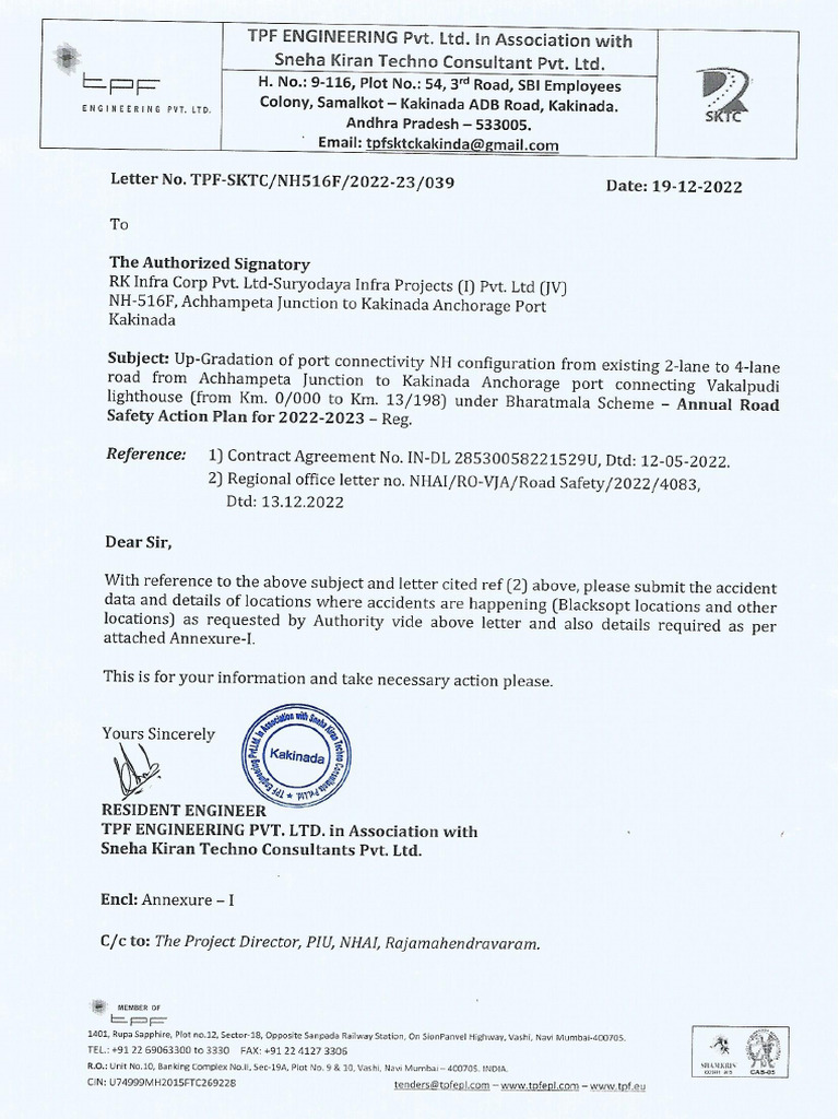 039 Annual Road Safety Action Plan For 2022-2023 | PDF