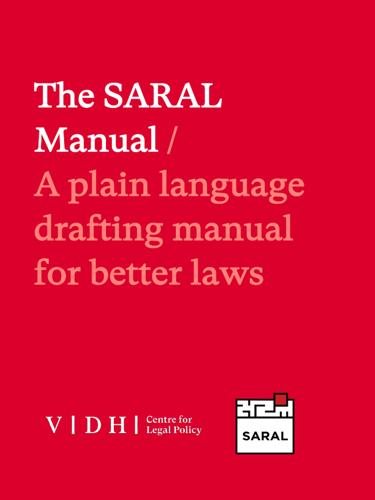 The-SARAL-Manual v3 | PDF | Plain Language | Linguistics