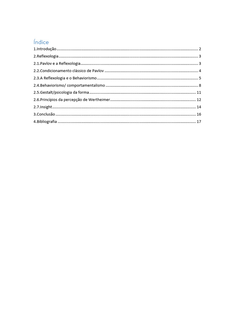 Trabalho Do 6 Grupo de HSP | PDF | Behaviorismo | Comportamento