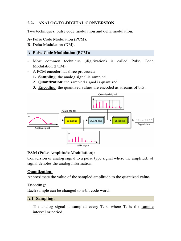 7 Modulation And Encoding Part 2 Pdf Sampling Signal Processing Modulation
