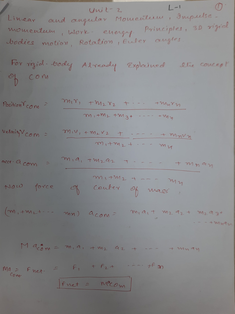Physics Unit 2 Full | PDF