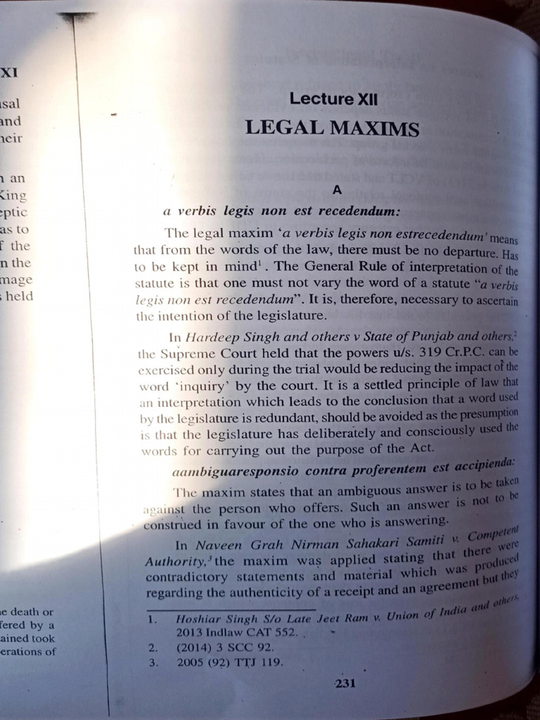 Legal Maxims | PDF | Government | Public Law