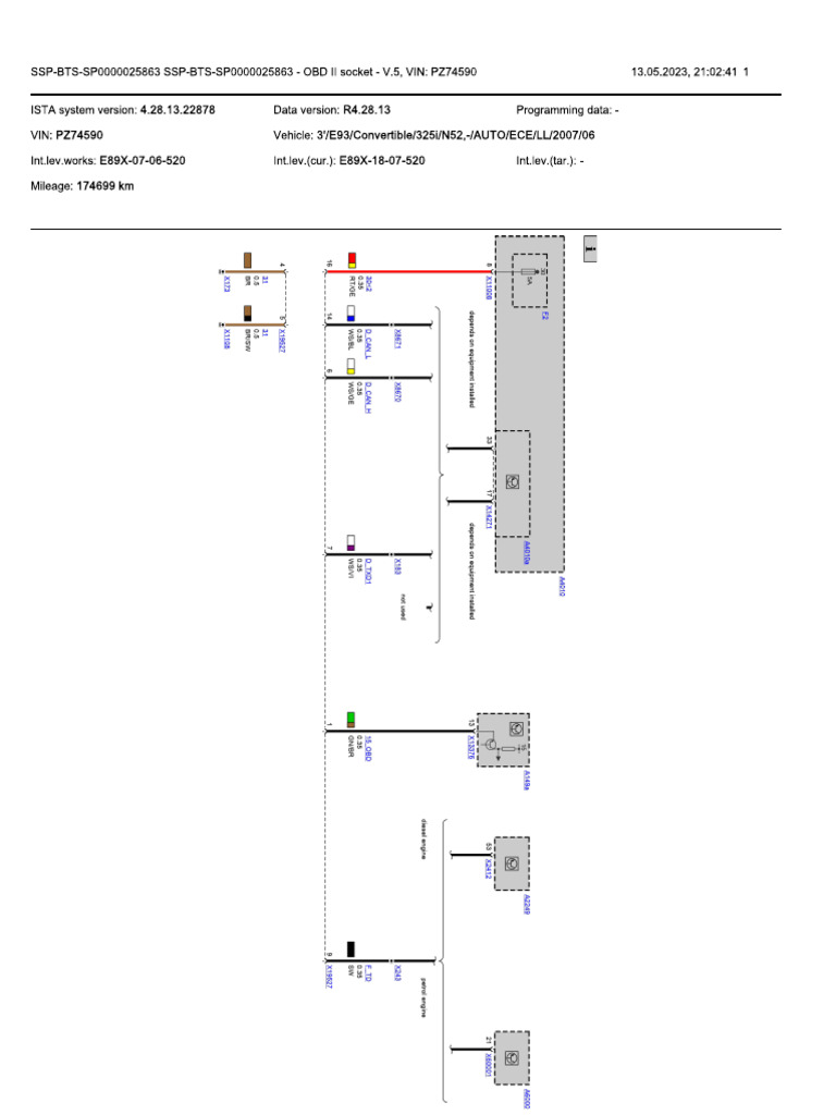 SSP Obd E93 n52 | PDF