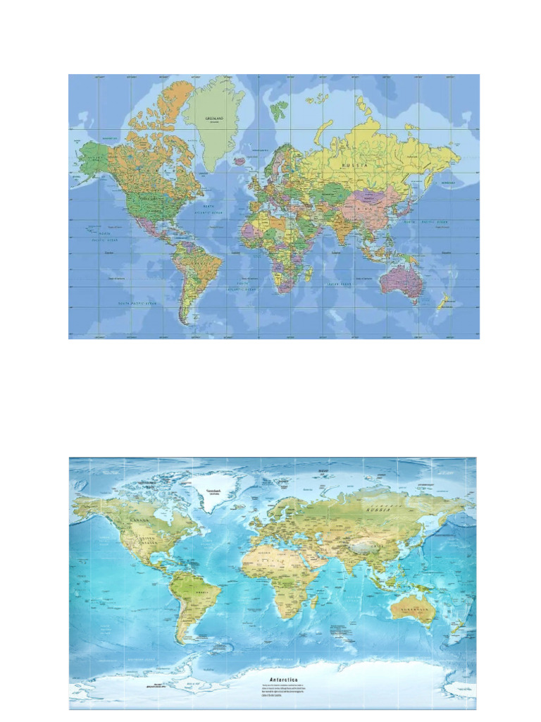 Different Maps Projections | PDF