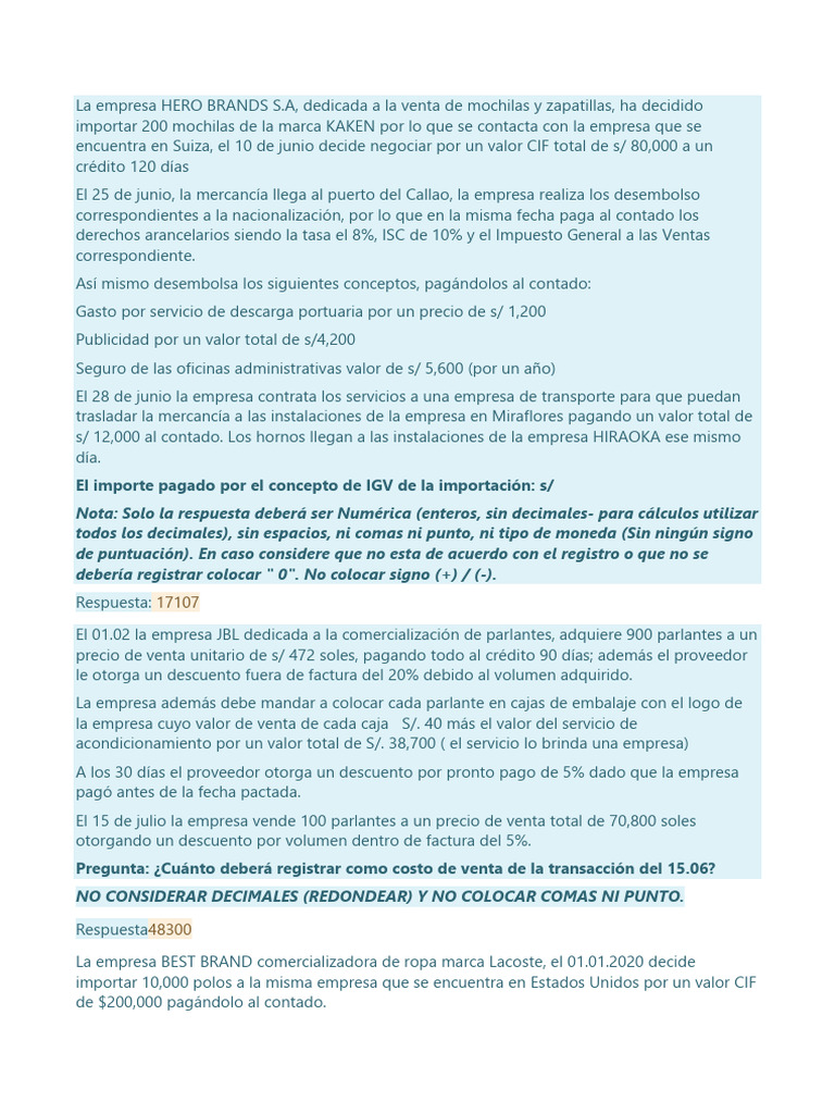 Cf2 Fijas Final | PDF | Business | Compartir (Finanzas)