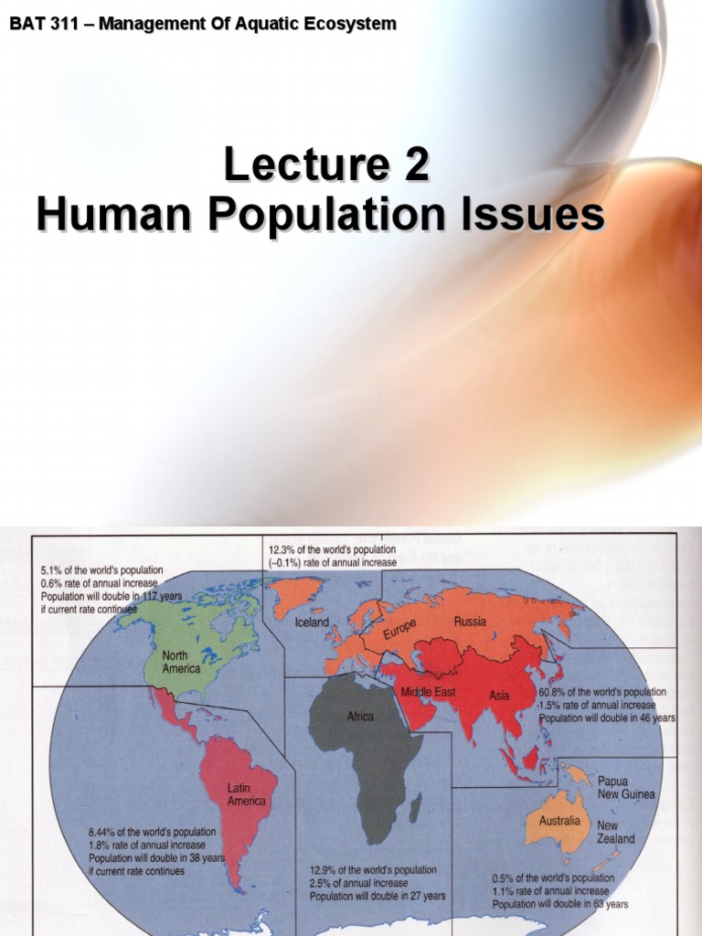 3 - Human Population Issues | PDF