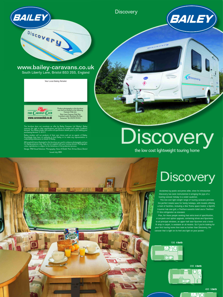 2005 - Discovery 3, Ranger 4, Pageant 5, Senator 5 | PDF | Window | Door
