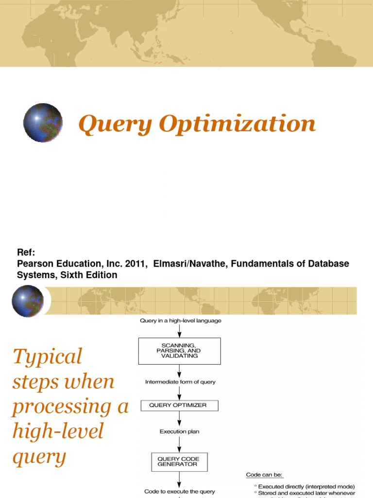 37-Module-4 Query Optimization-16-03-2024 | PDF | Database Index | Relational Database