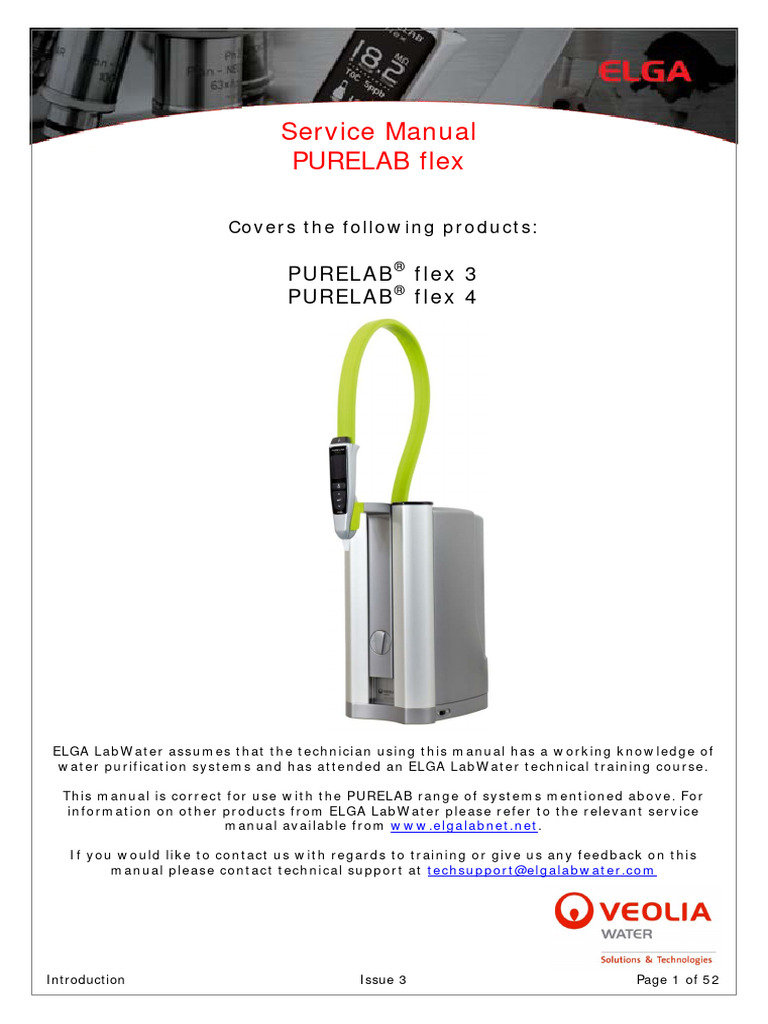 Purelab Flex 3 | Download Free PDF | Valve | Water