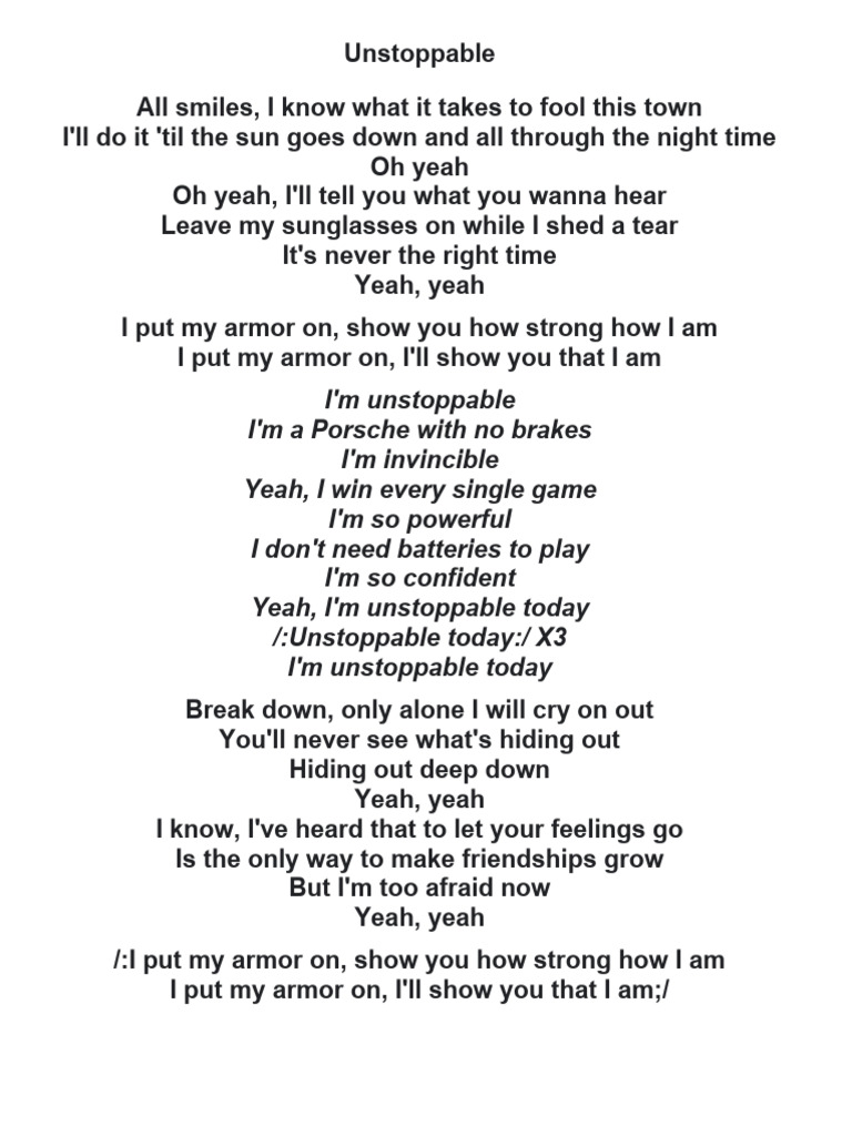 Unstoppable | PDF