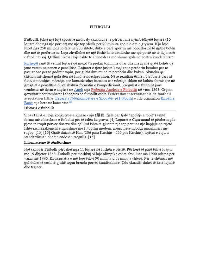 FUTBOLLI | PDF