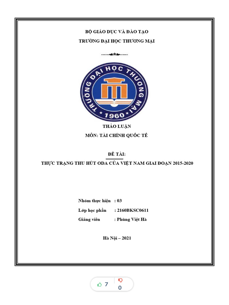 bai-thao-luan-nhom-3-thuc-trang-thu-hut-oda-cua-viet-nam-giai-doan-2015-2020_compress | PDF