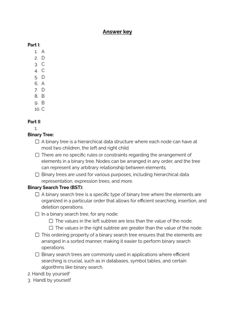 Final Exam Answer Key | PDF | Discrete Mathematics | Graph Theory