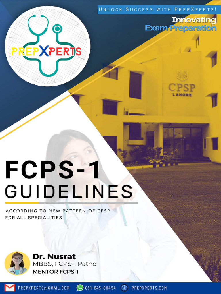 PrepXperts FCPS1 Guidelines | PDF