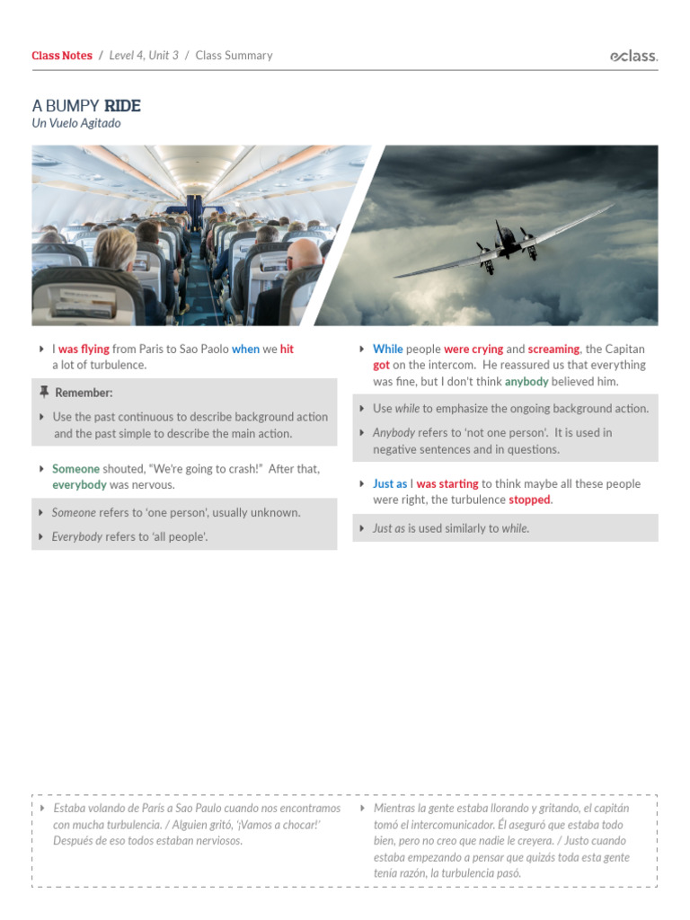 English Class Unit 3 | PDF