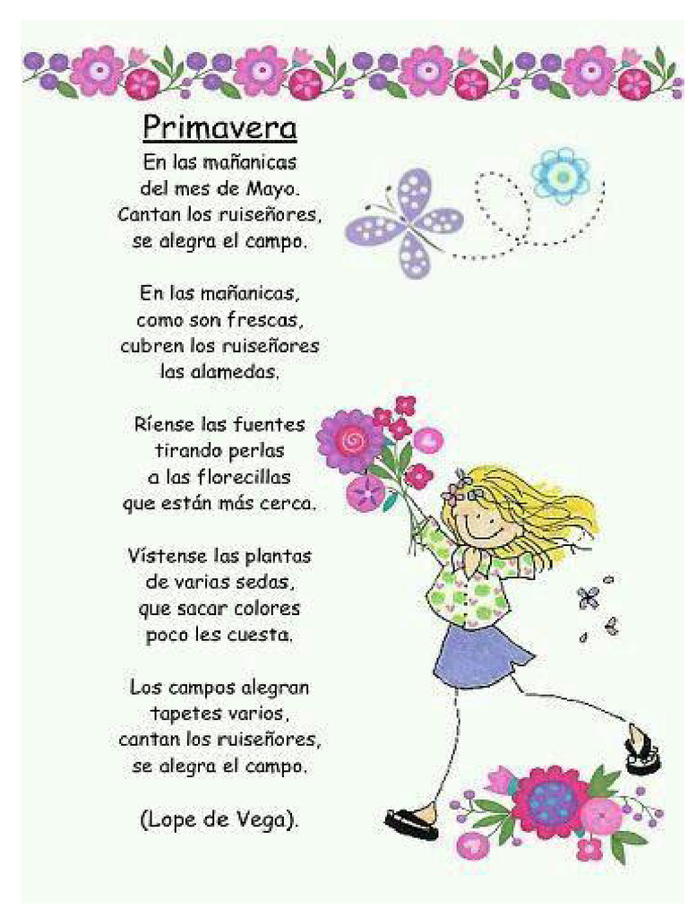 Poema PRIMAVERA | PDF