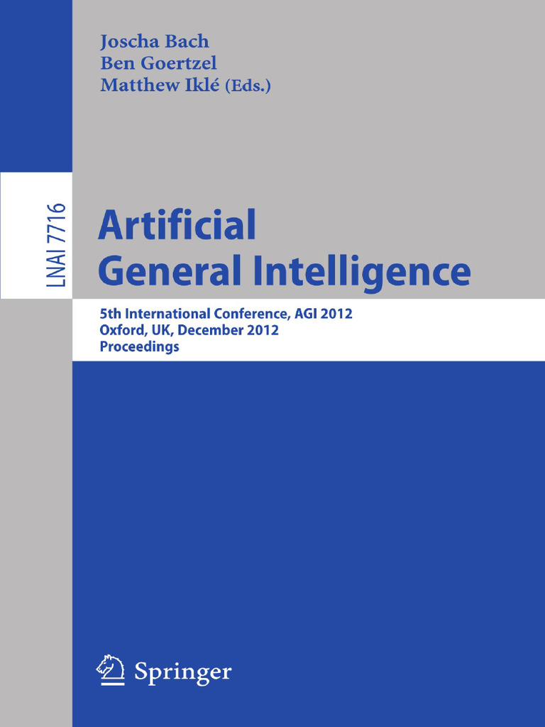 2012 Artificial General Intelligence 2012 | PDF | Creativity | Concept