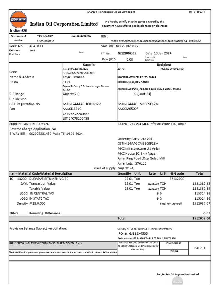 Bitumen VG-30-3 | PDF | Public Finance | Economies