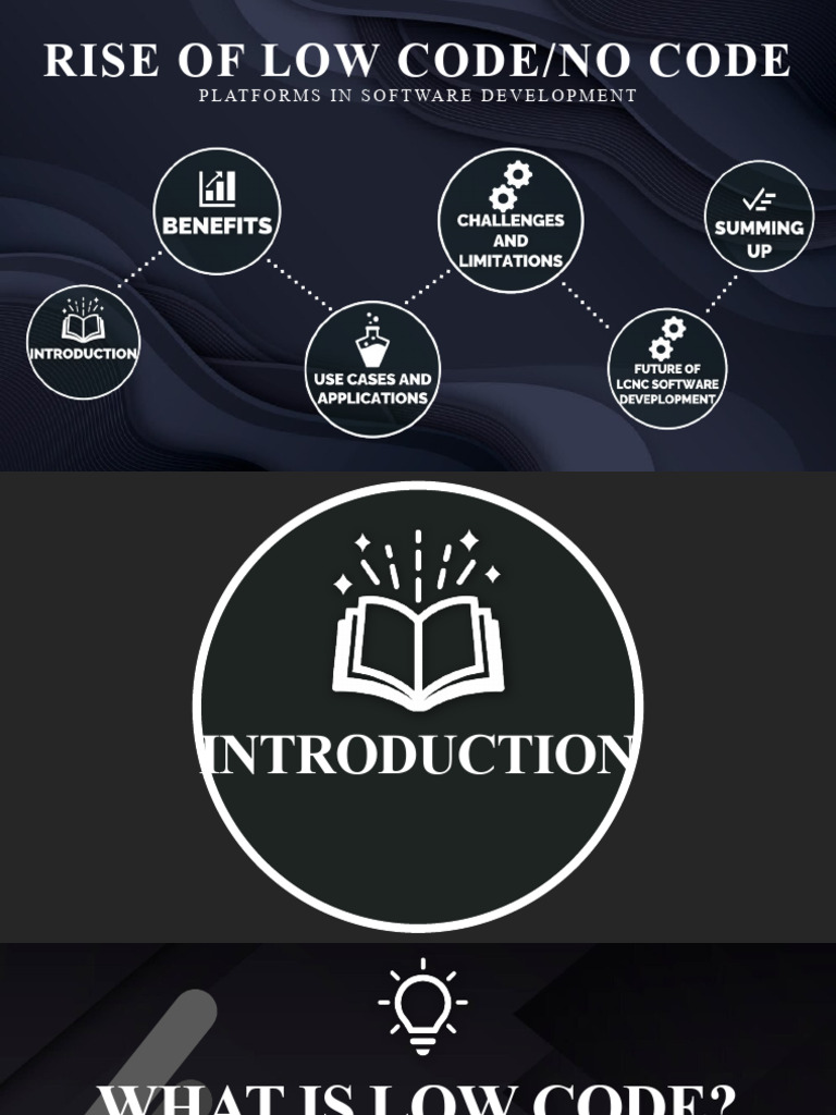 Rise of Lowcode and No Code Tools in Software Development | Download Free PDF | Software As A ...
