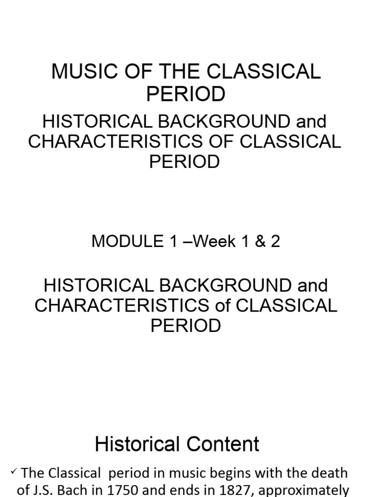 Predominant Textures in Classical Music | PDF | Classical Period (Music ...