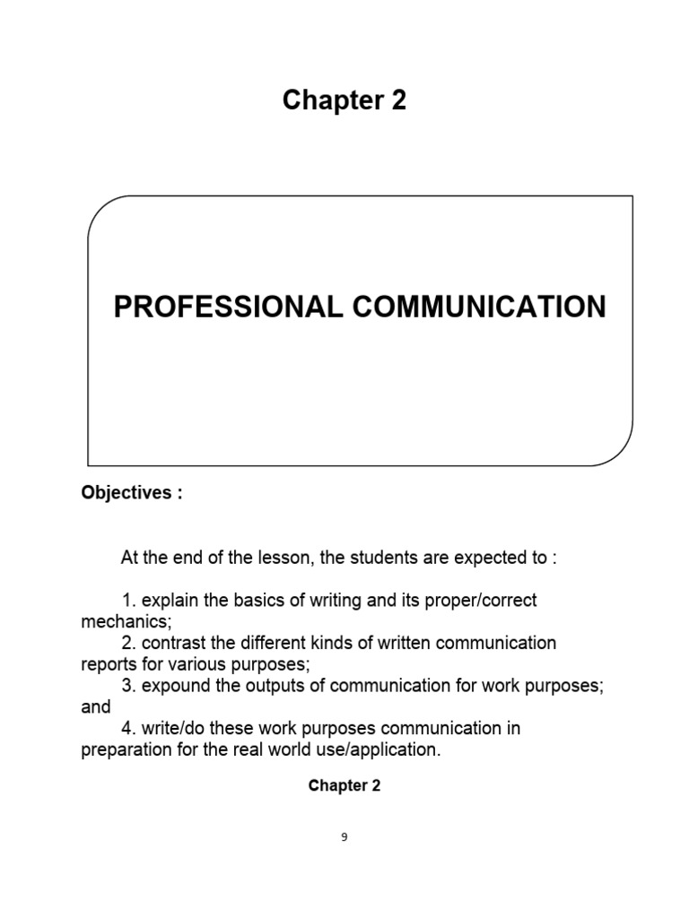 ENGL14-Chapter-2-Module-Prof-Com 4 | PDF | Job Interview