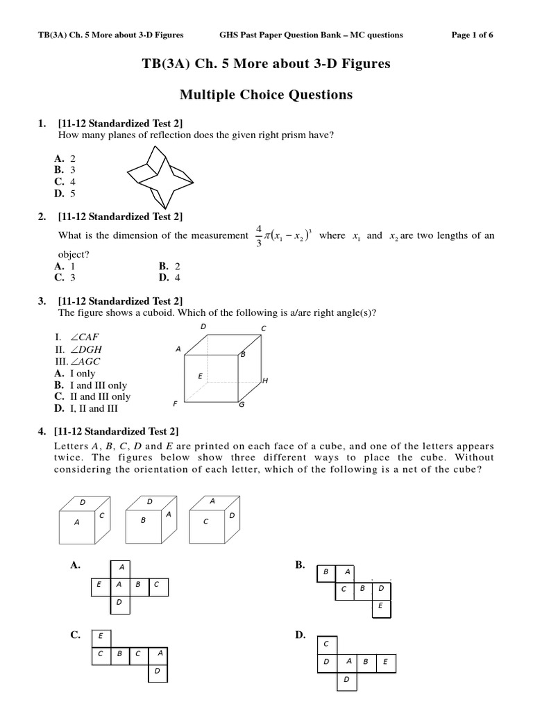 11 16 3a Ch 5 More About 3 D Figures Mc Download Free Pdf Euclidean Plane Geometry