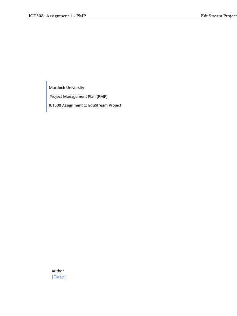 Assignment1-PMP-Template | PDF | World Wide Web | Internet & Web