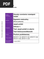 Jezyk Polski 2024 Sierpien Poprawkowa Podstawowa Odpowiedzi | PDF