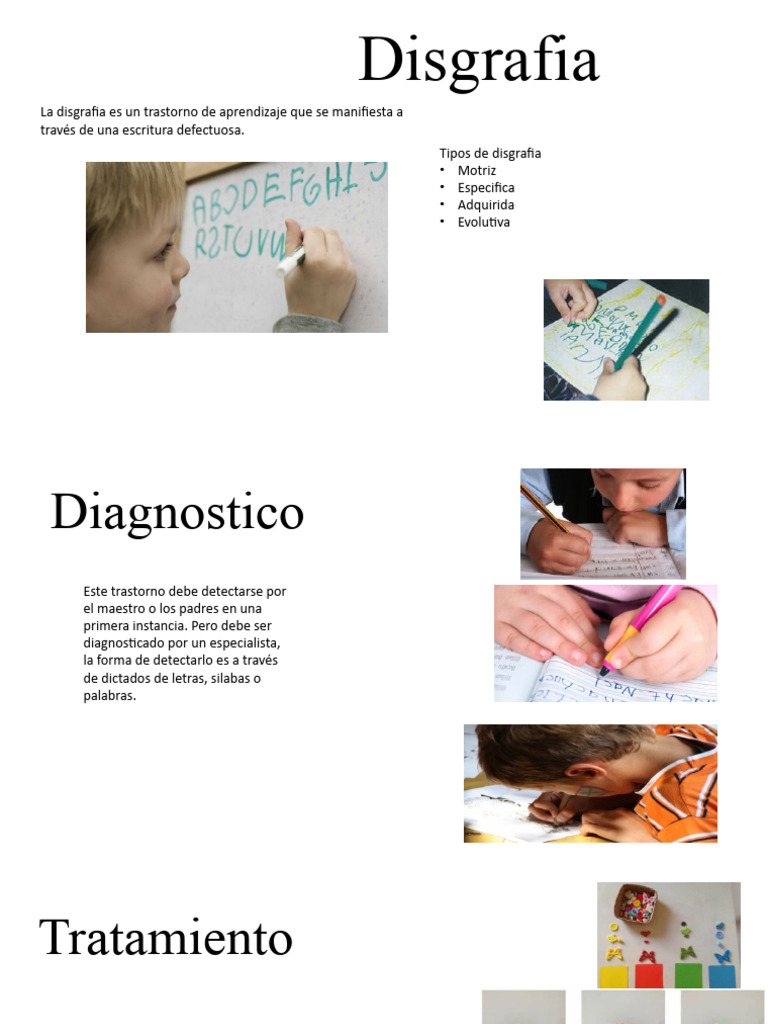 Disgrafia | PDF