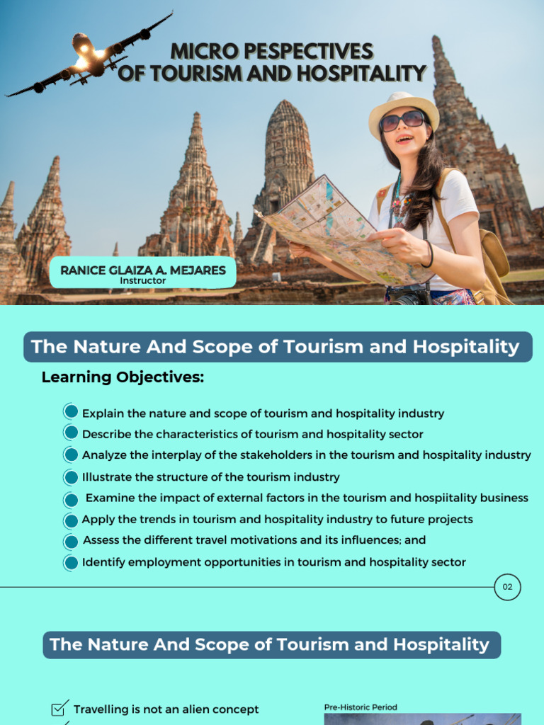 Ch1 - The Nature and Scope of TH Industry - Presentation | PDF ...