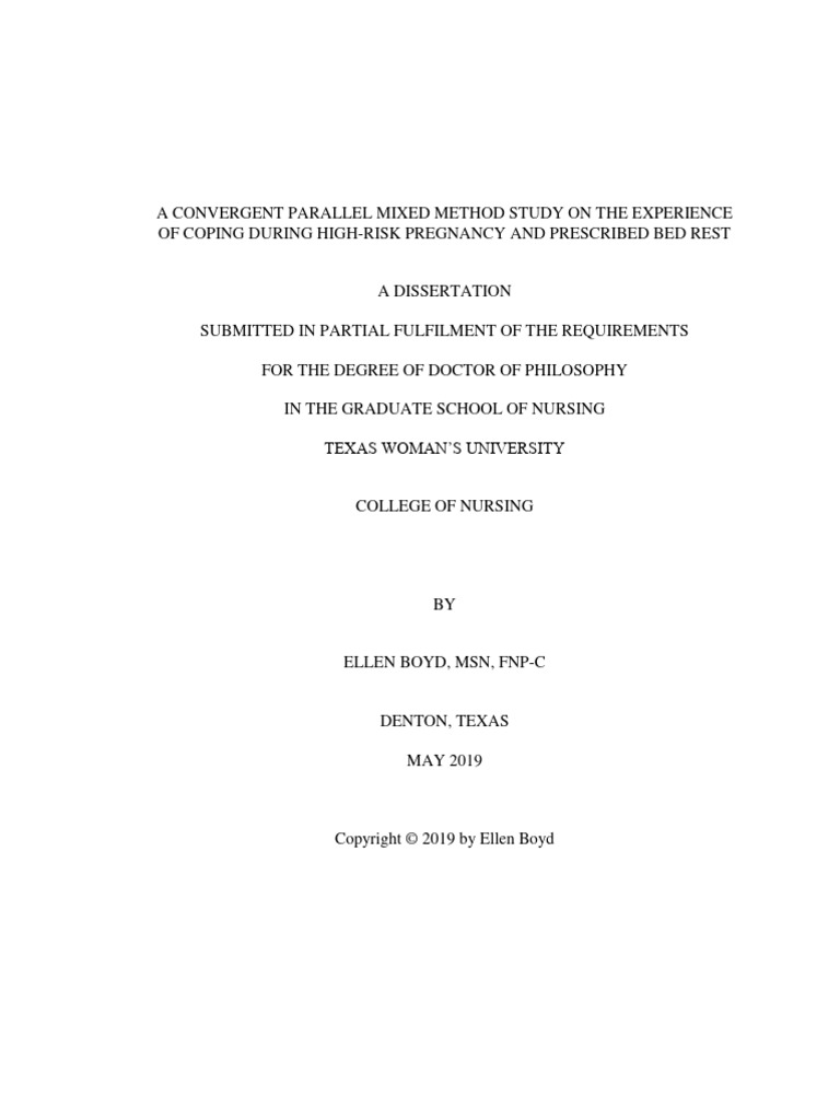 Example 2 of Convergent Parallel Research | PDF | Stress Management ...