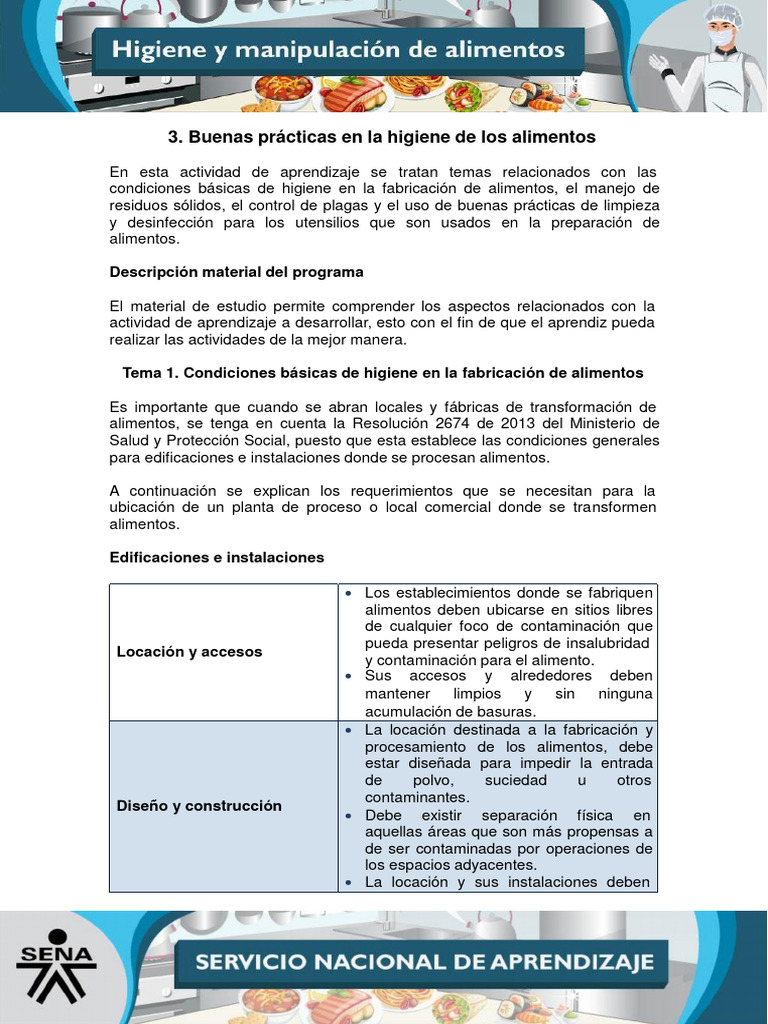 Unidad 3 Higiene y Manipulacion Erap | PDF | Detergente | Residuos